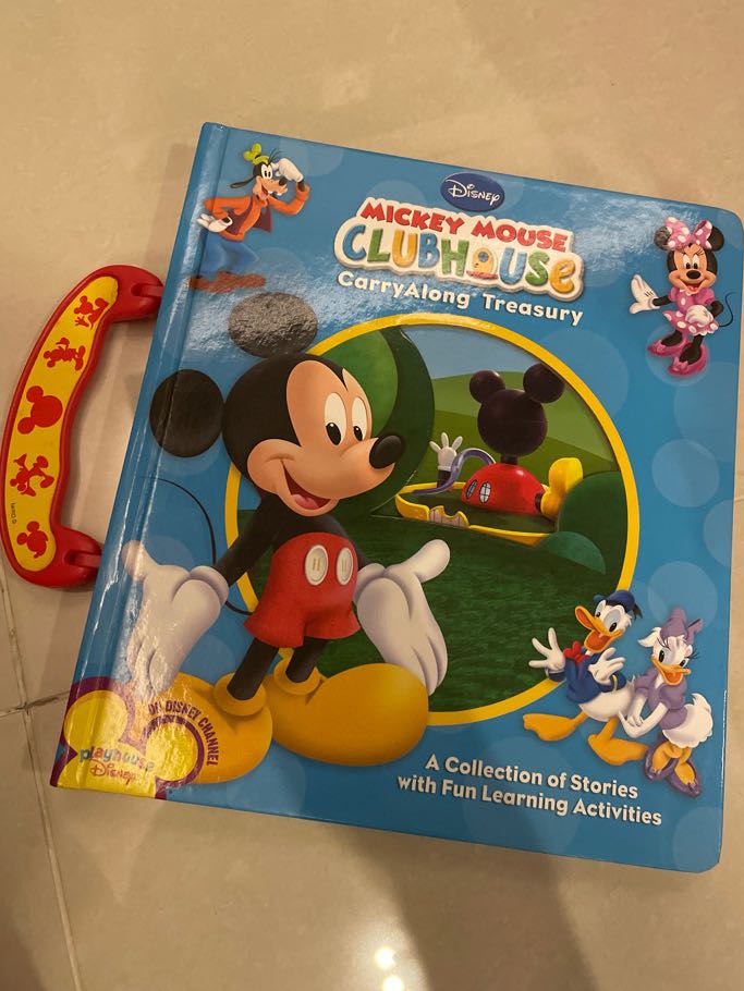 Disney Mickey Mouse Clubhouse Carry Along Treasury book, Hobbies & Toys ...