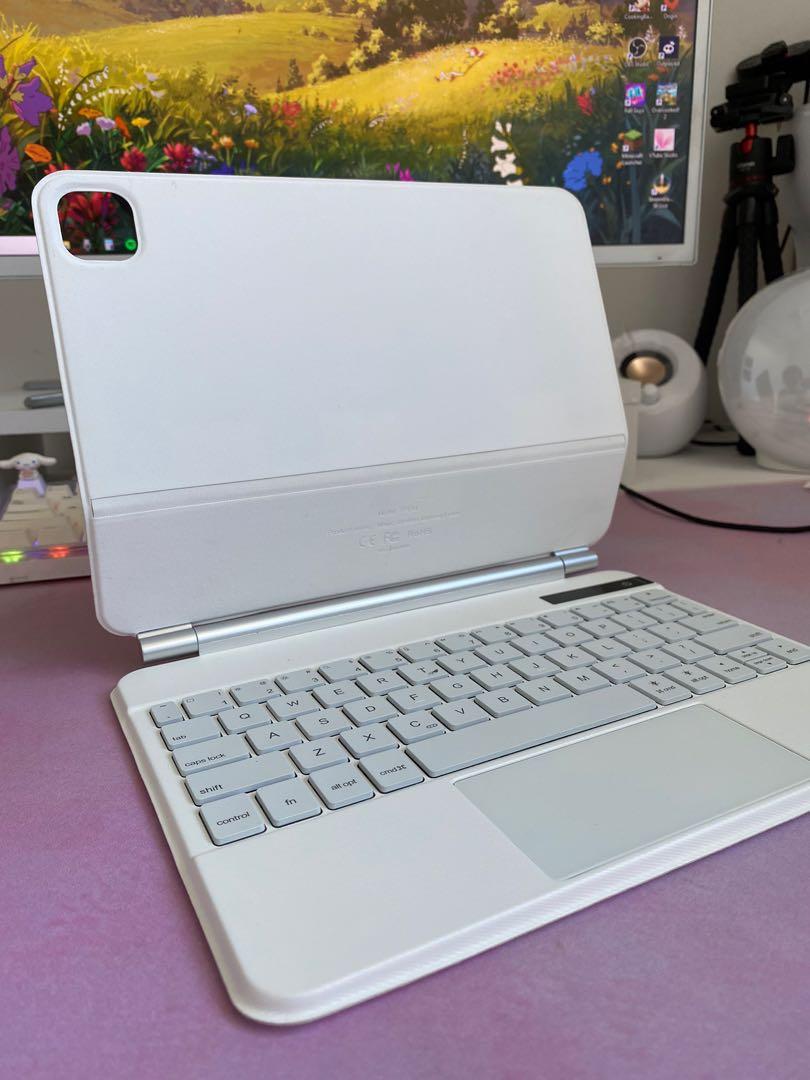 Eampang White iPad Pro 11 inch Keyboard Cover, Mobile Phones & Gadgets, Mobile & Gadget ...
