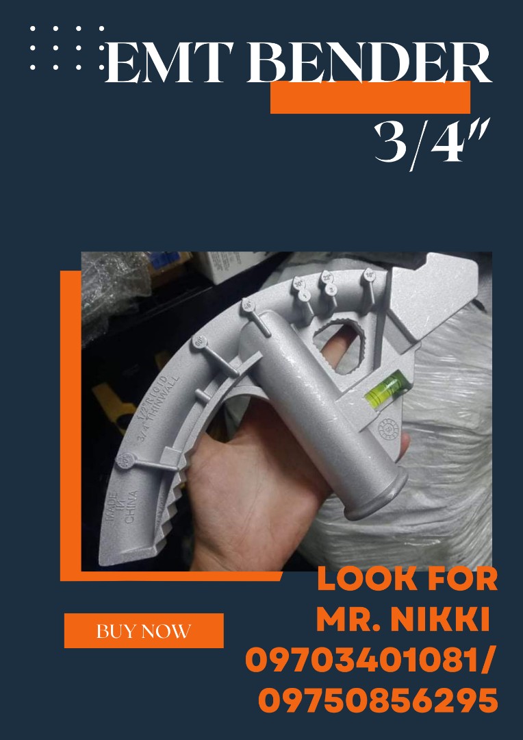 EMT BENDER 3/4", Commercial & Industrial, Construction Tools ...