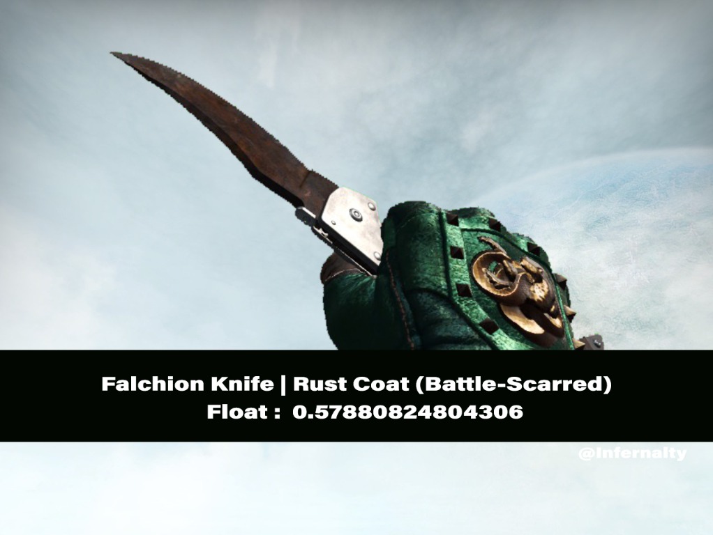 Falchion Knife Rust Coat BS CSGO SKINS KNIVES, Video Gaming, Gaming ...
