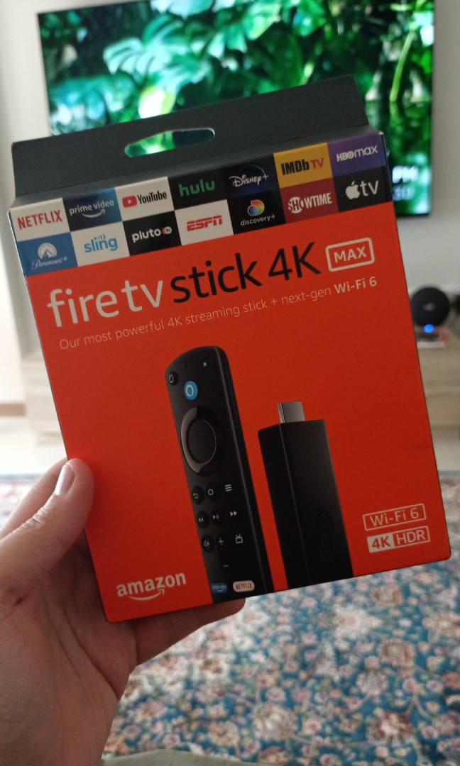 Firetvstick 4K MAX, TV & Home Appliances, TV & Entertainment, Media Streamers & Hubs on Carousell
