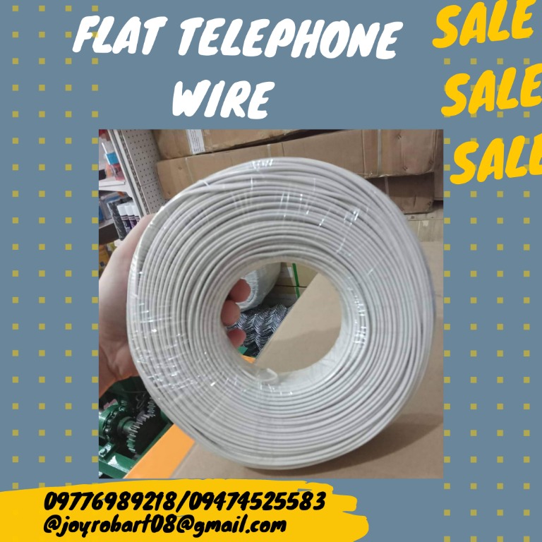 FLAT TELEPHONE WIRE, Commercial & Industrial, Construction & Building ...
