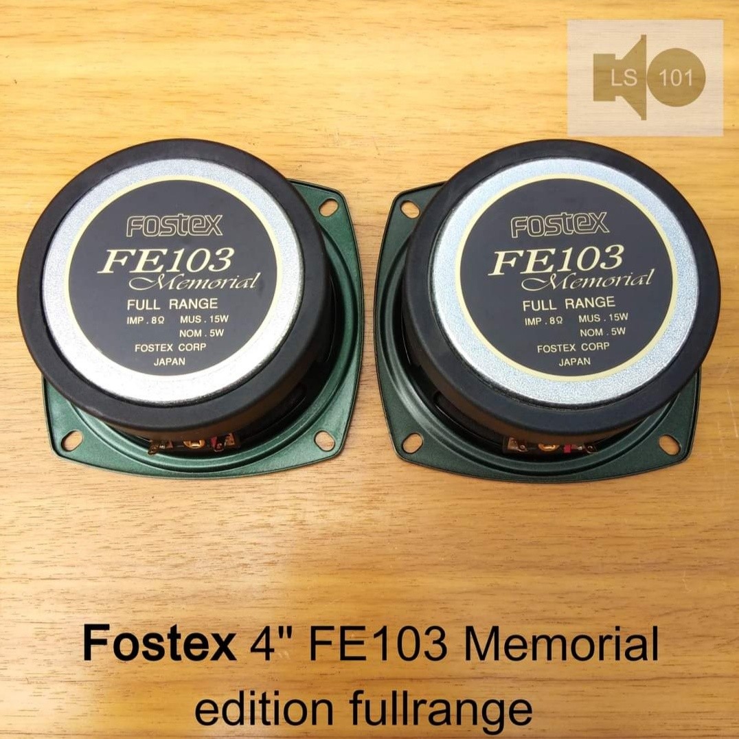 Fostex FE103 Memorial Edition 4" fullrange speaker, Audio, Soundbars ...