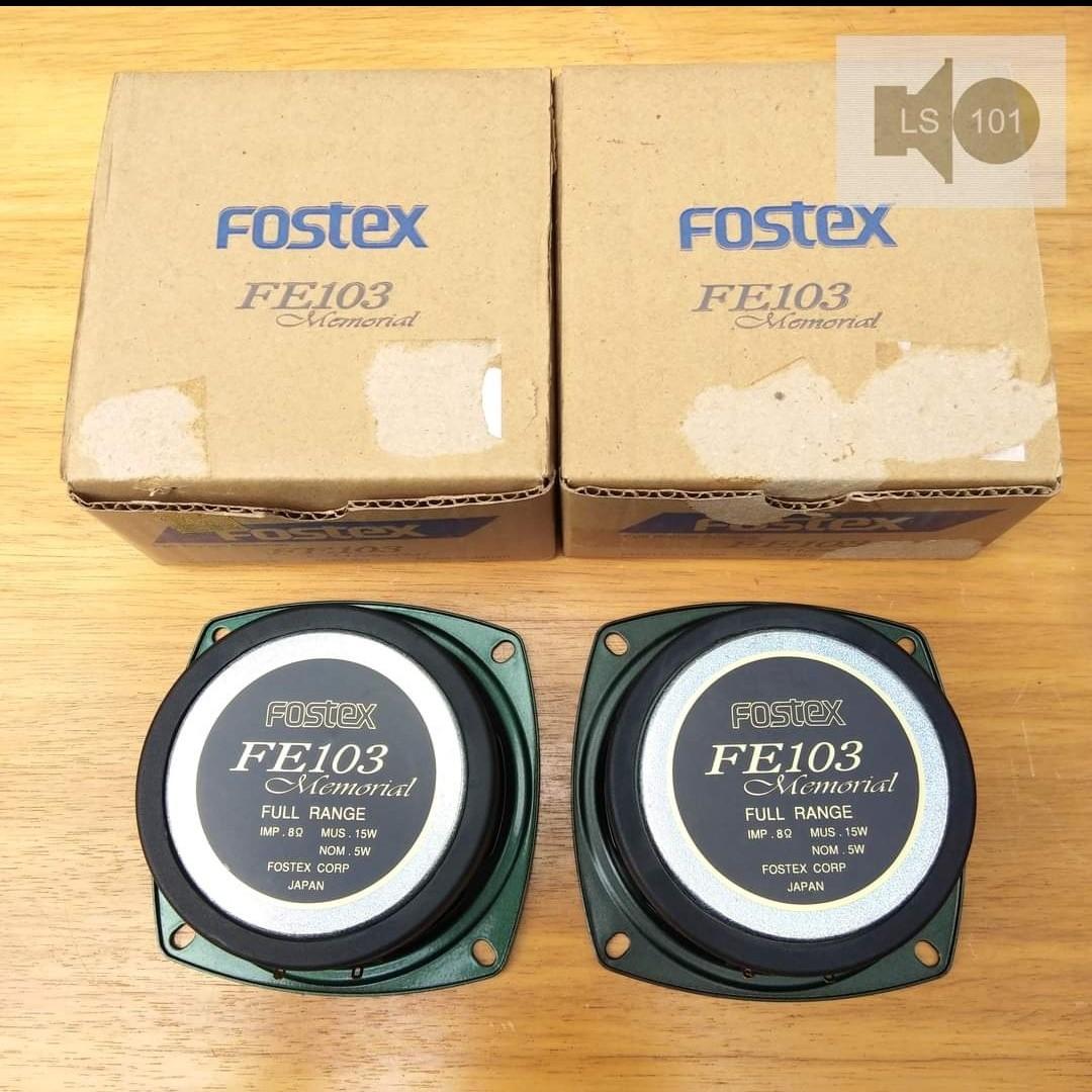 Fostex FE103 Memorial Edition 4" fullrange speaker, Audio, Soundbars ...