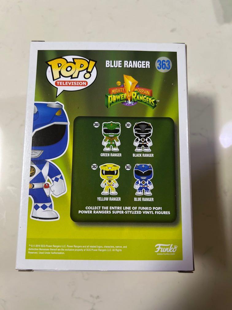 Funko Blue Power Ranger, Hobbies & Toys, Toys & Games on Carousell