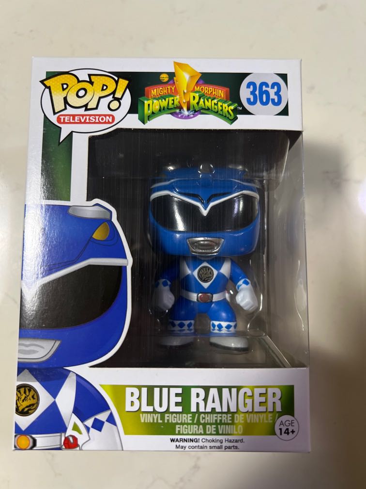 Funko Blue Power Ranger, Hobbies & Toys, Toys & Games on Carousell