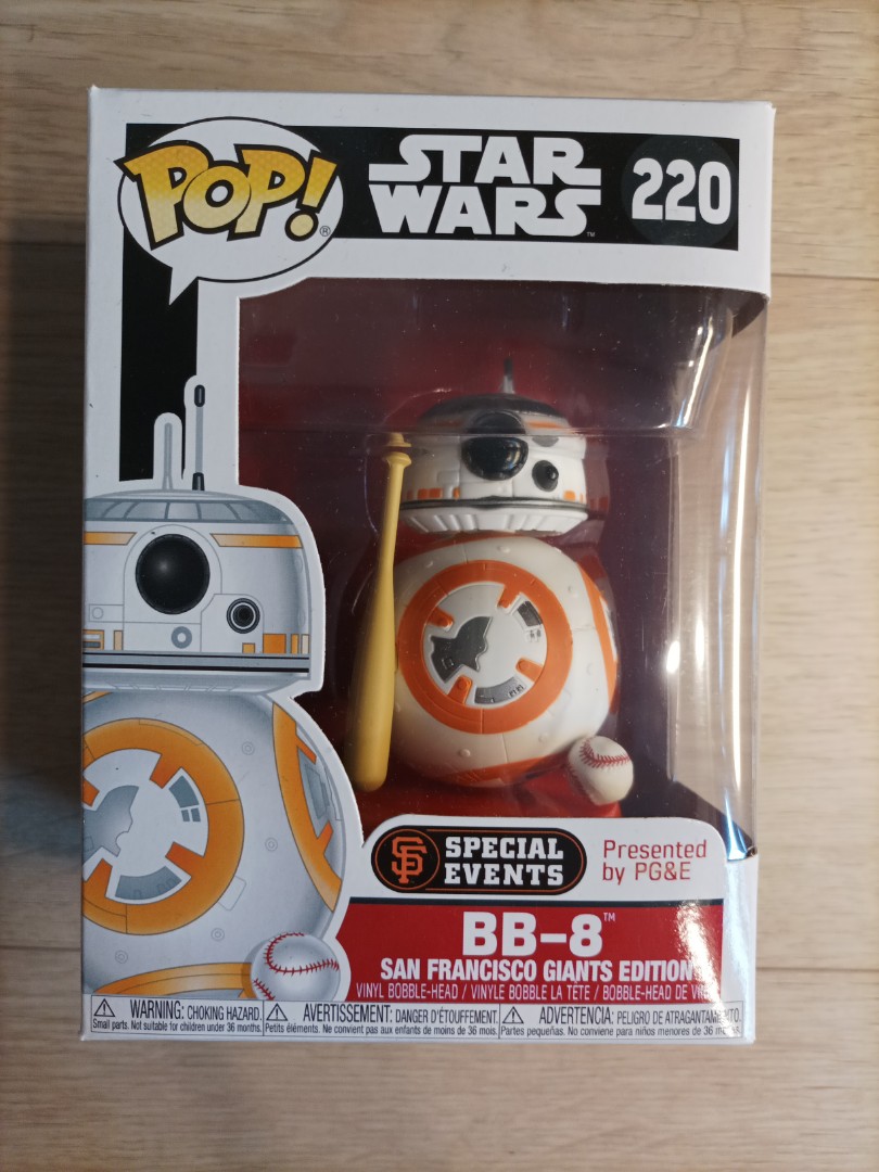 Funko Pop - Star Wars BB-8 with baseball bat event exclusive, Hobbies ...