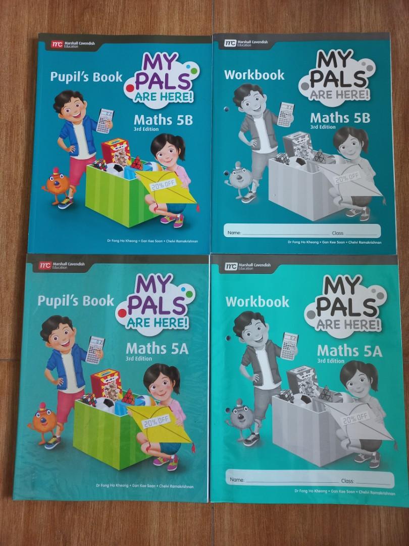 GRADE 5 MY PALS ARE HERE SINGAPORE MATH BOOK, Hobbies & Toys, Books ...
