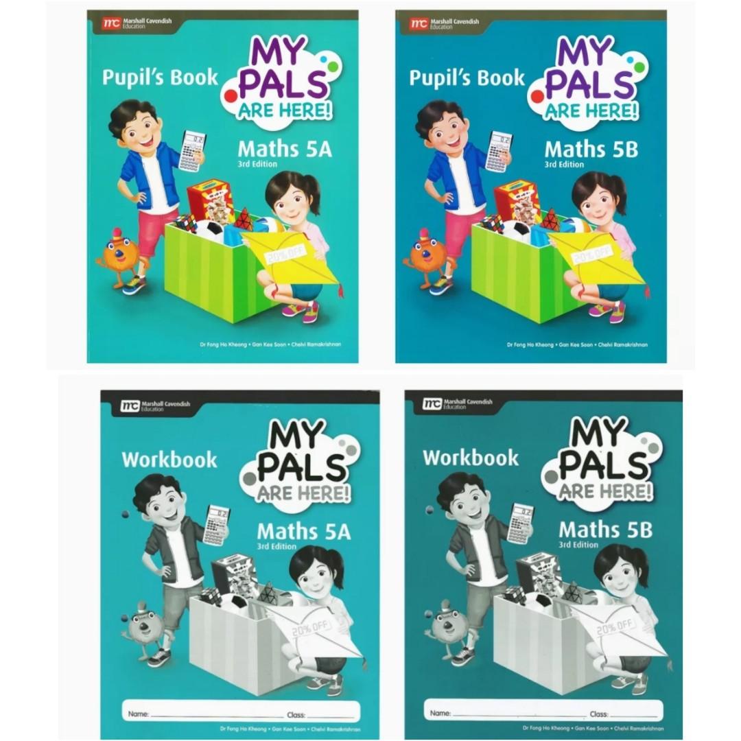 GRADE 5 MY PALS ARE HERE SINGAPORE MATH BOOK, Hobbies & Toys, Books ...