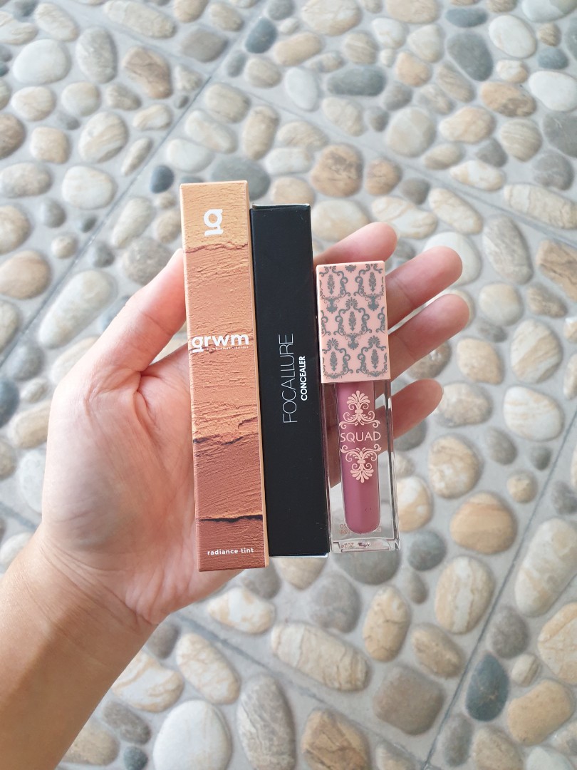 GRWM, Squad Cosmetics, Focallure (Concealer Foundation Radiance Tint ...