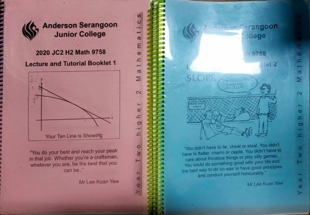 H2 MATH JC Lecture Notes, Hobbies & Toys, Books & Magazines, Textbooks ...
