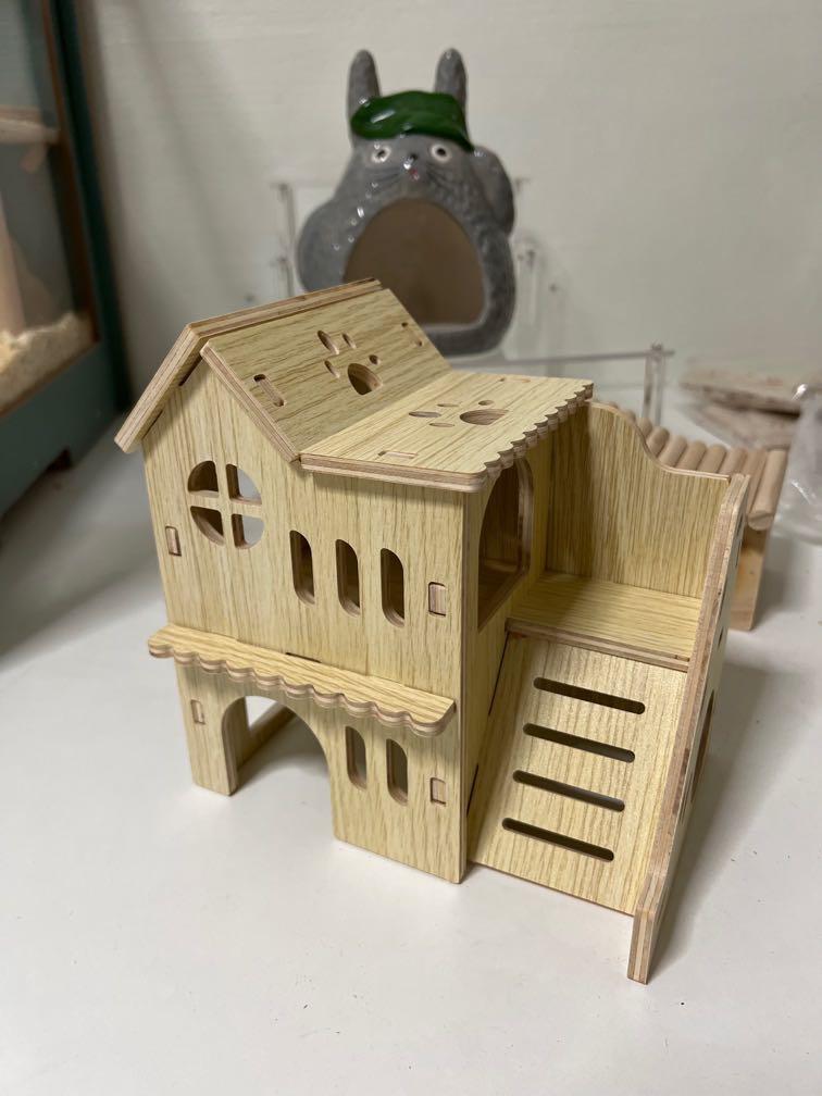 Hamster Castle Hideout for dwarf hamster, Pet Supplies, Homes & Other ...