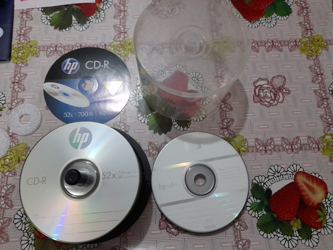 Hp CD-R 700MB 80min, 電腦＆科技, 電腦周邊及配件, 硬碟及儲存器 - Carousell