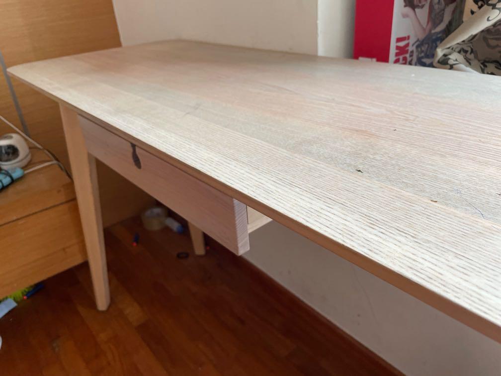 Ikea dest whole wood, Furniture & Home Living, Furniture, Tables & Sets ...