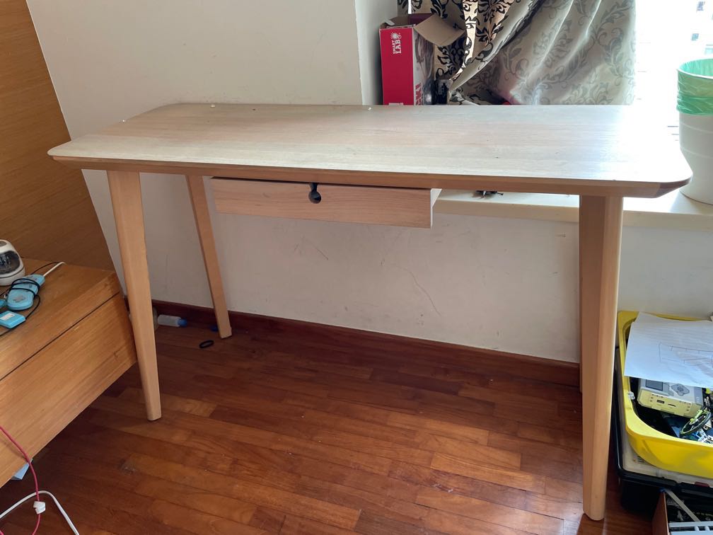 Ikea dest whole wood, Furniture & Home Living, Furniture, Tables & Sets ...