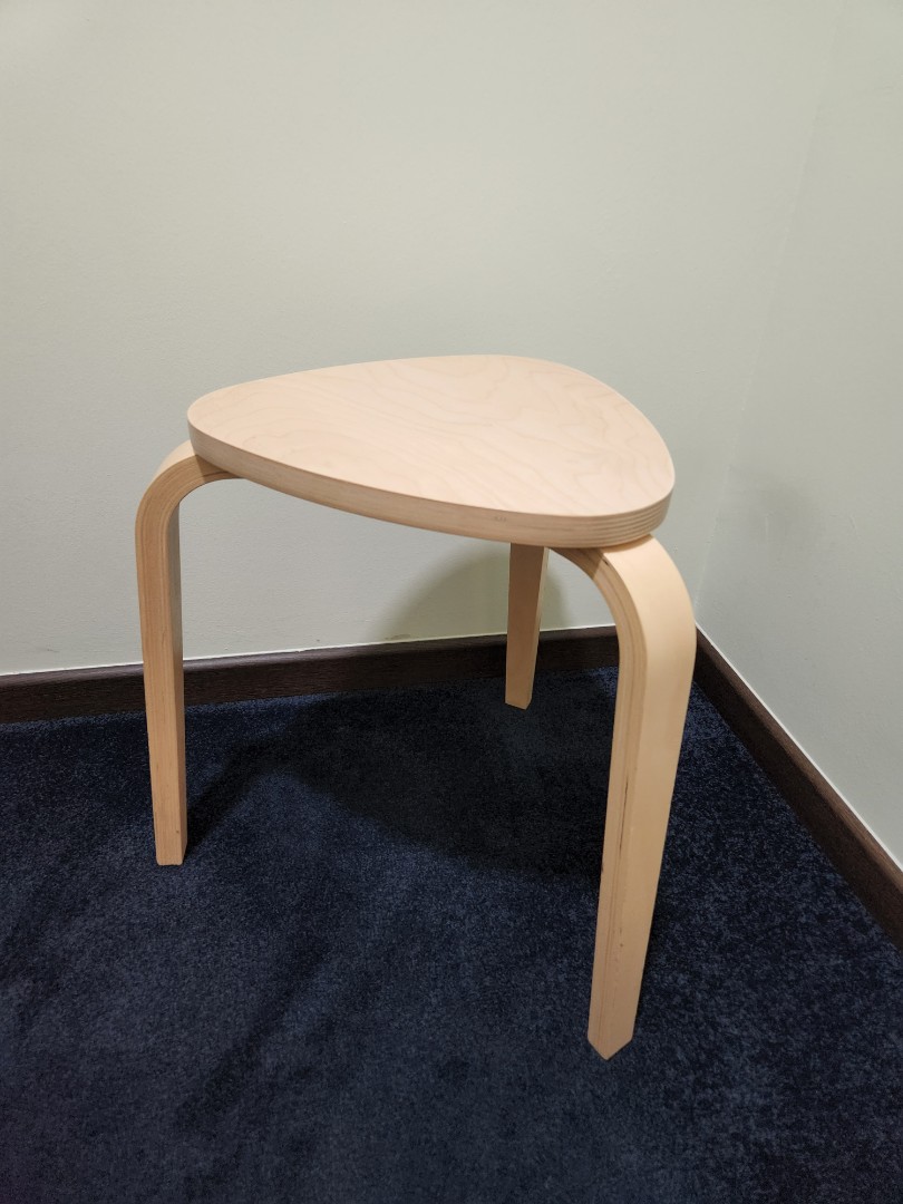 IKEA KYRRE Stool/birch, Furniture & Home Living, Furniture, Chairs on ...