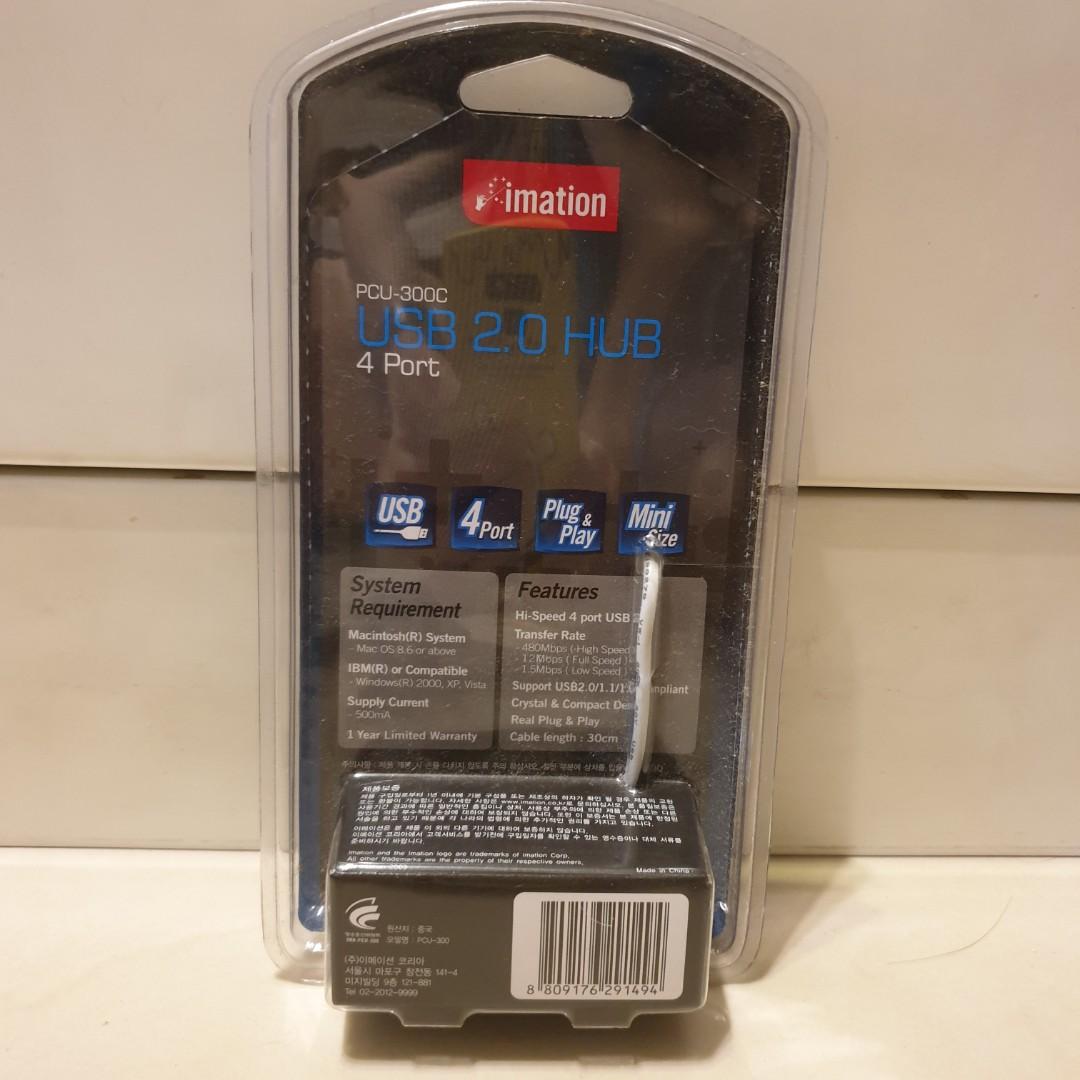 Imation PCU-300C USB 2.0 Hub, Computers & Tech, Parts & Accessories ...