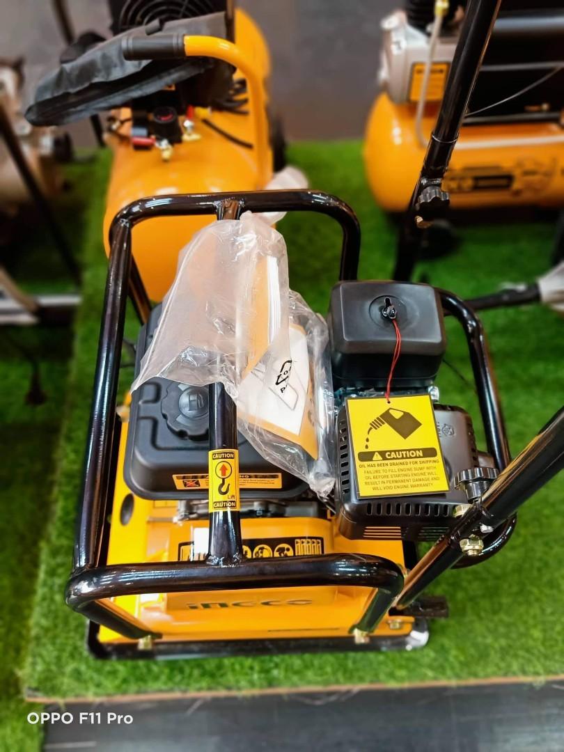 Ingco Gasoline Plate Compactor, Commercial & Industrial, Construction ...
