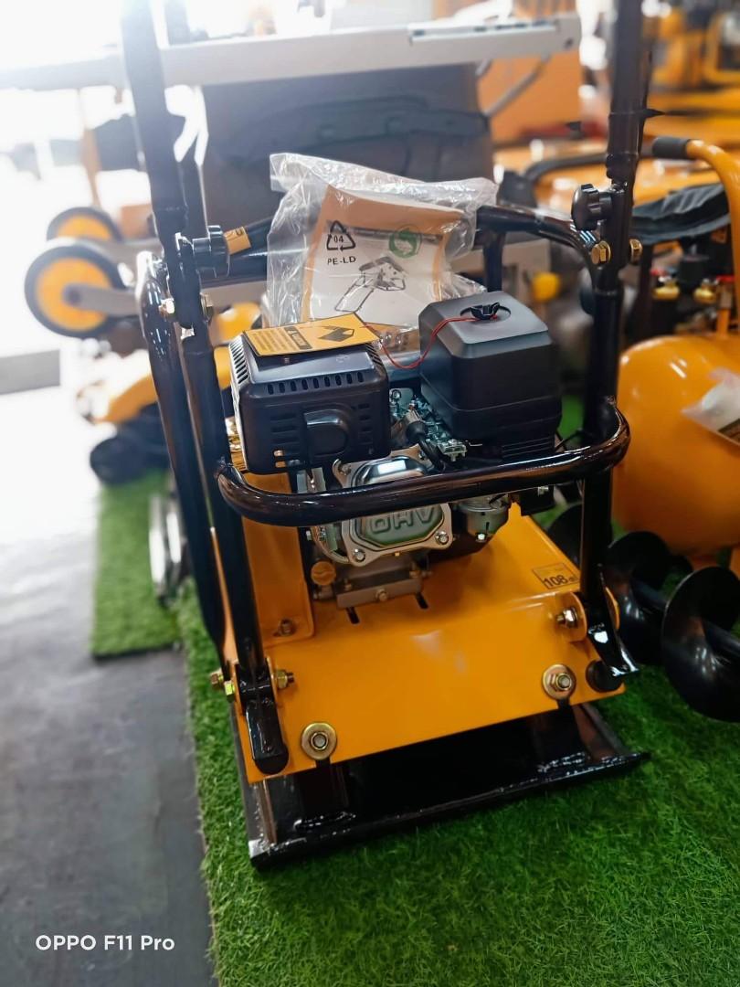 Ingco Gasoline Plate Compactor, Commercial & Industrial, Construction ...