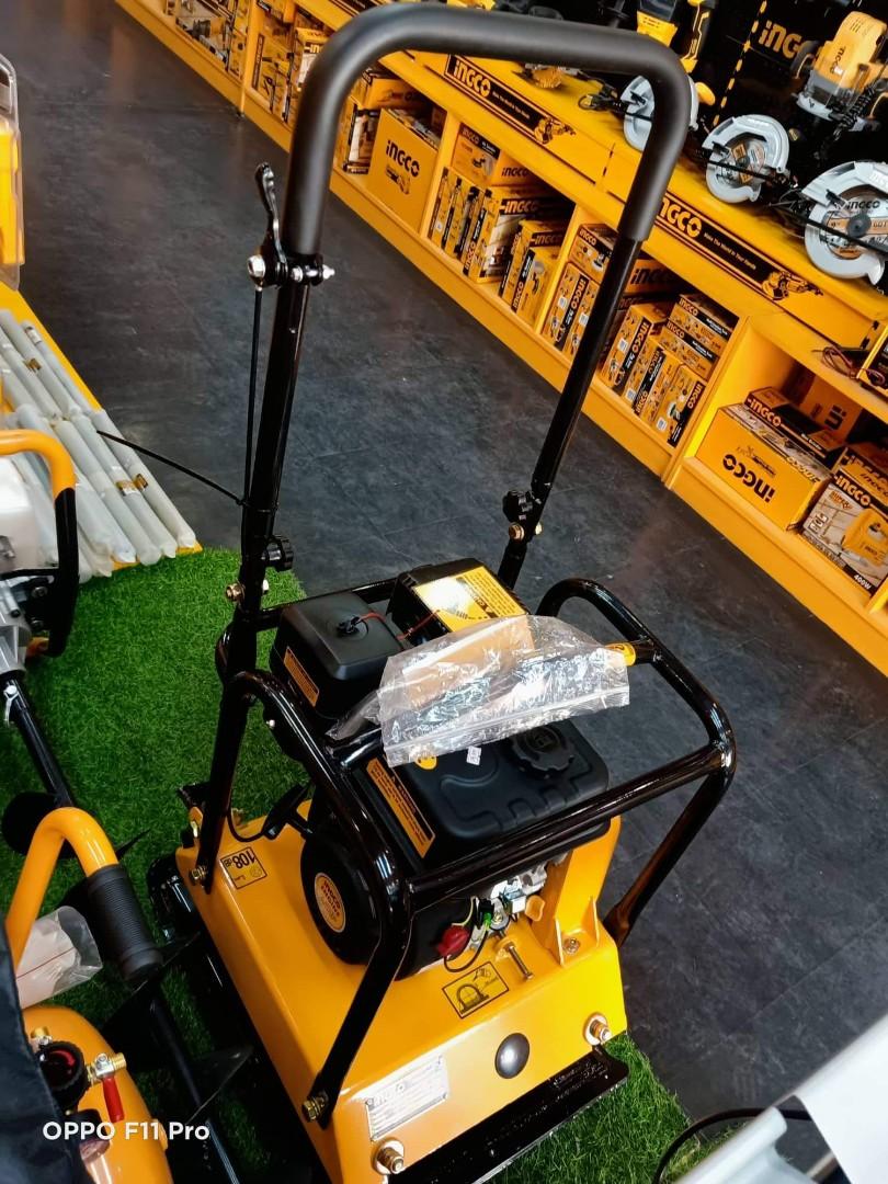 Ingco Gasoline Plate Compactor, Commercial & Industrial, Construction ...