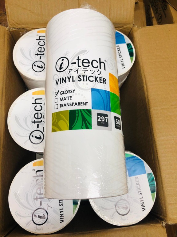 ITECH VINYL STICKER ROLL A3/A4, Car Parts & Accessories, Emblem ...