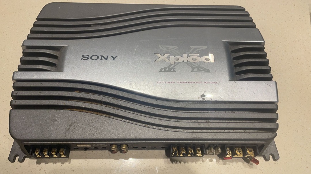 J061) SONY Xm-sd46x 4/3 Channel Amplifier, Car Accessories, Accessories ...
