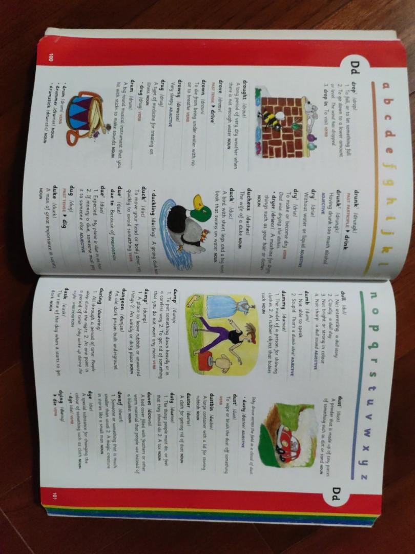 Jolly dictionary children's learning english vocabulary book for age 5 ...