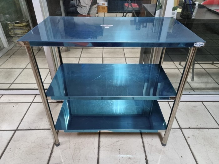 Kitchen Table ST 104 Royal Meja Dapur Stainless Work Table, Perabotan ...