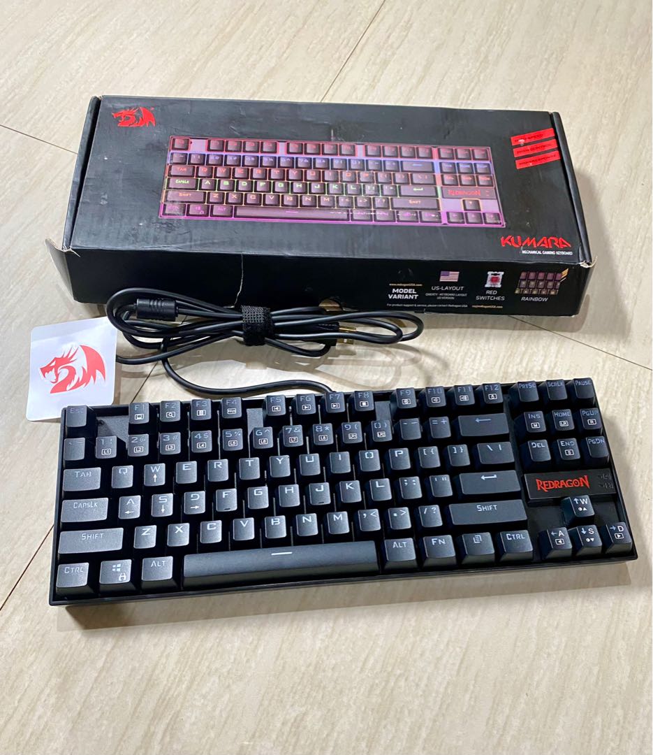 kumara Red dragon keyboard, Computers & Tech, Parts & Accessories ...