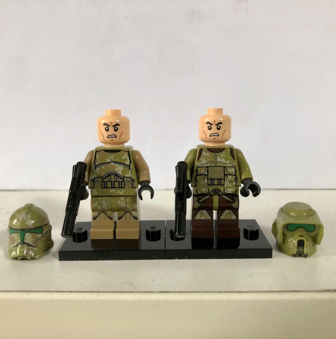 LEGO 41st Elite Corps Phase 2 Kashyyyk Trooper & Scout Trooper - SW0518 ...