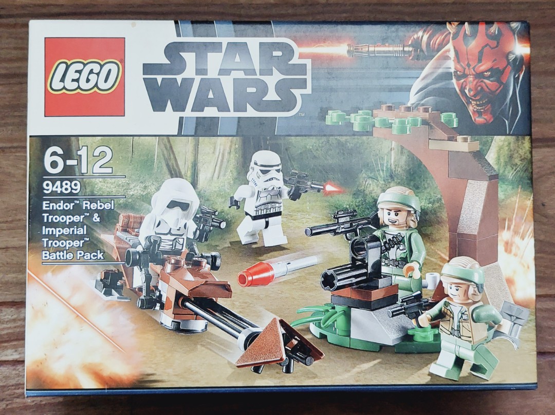LEGO 9489 Endor Rebel Trooper & Imperial Trooper Battle Pack, 興趣及遊戲, 玩具 ...