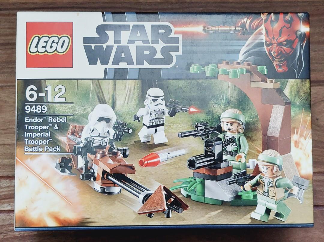 LEGO 9489 Endor Rebel Trooper & Imperial Trooper Battle Pack, 興趣及遊戲, 玩具 ...