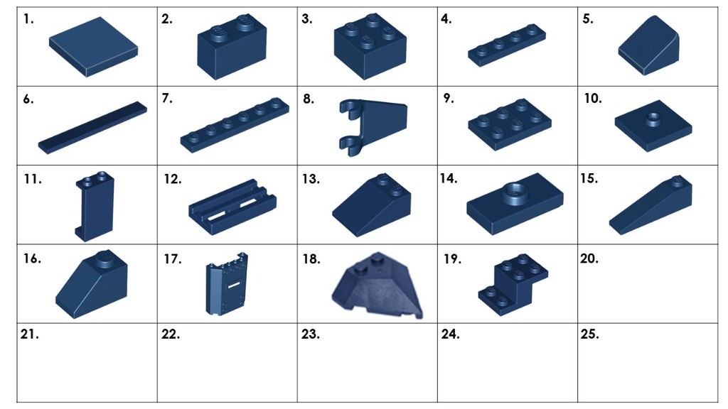 LEGO Spare Bricks - Dark Blue, Hobbies & Toys, Toys & Games on Carousell