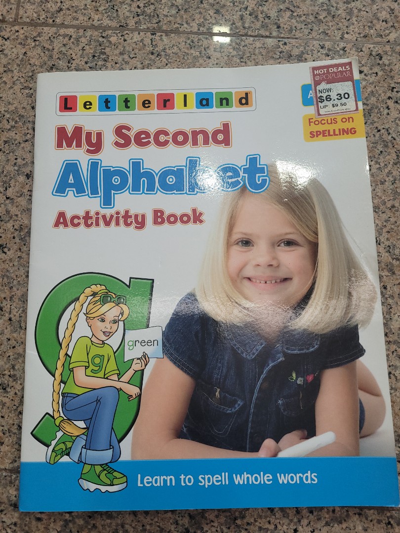 Letterland alphabet activity book, Everything Else on Carousell