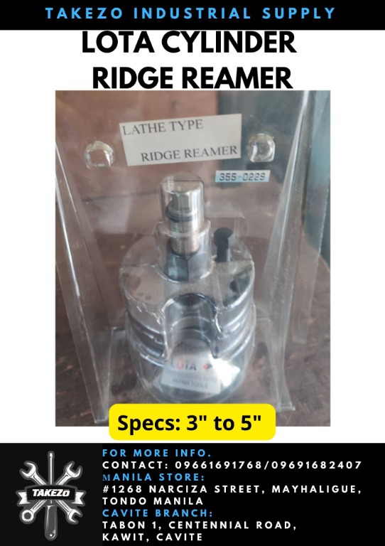 Lota Cylinder Ridge Reamer, Commercial & Industrial, Industrial ...