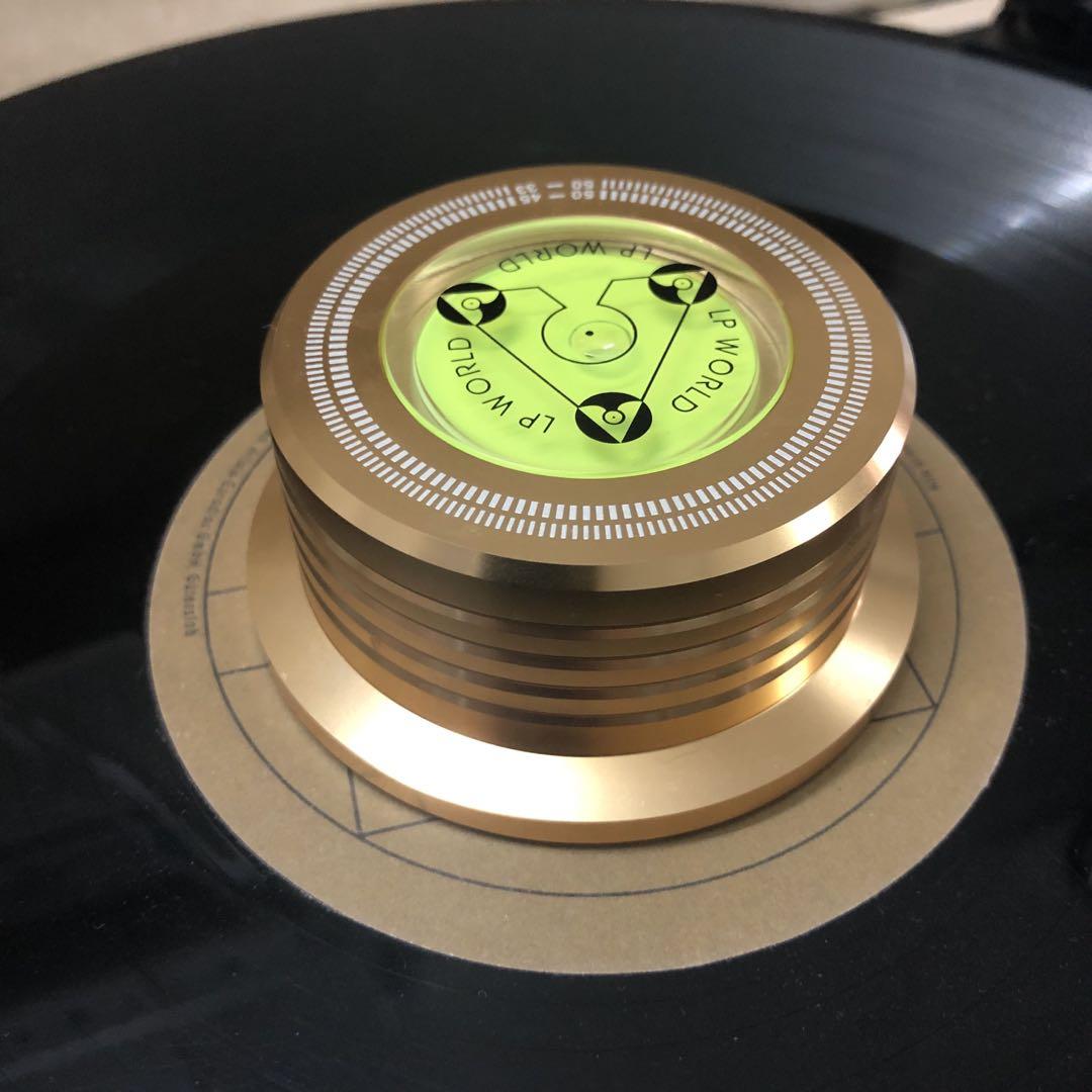 LP vinyl record player special built-in level metre speed measurement ...