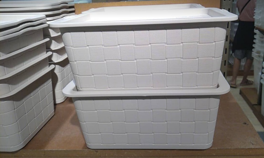 MEGABOX WHITE RATTAN, Furniture & Home Living, Home Improvement ...