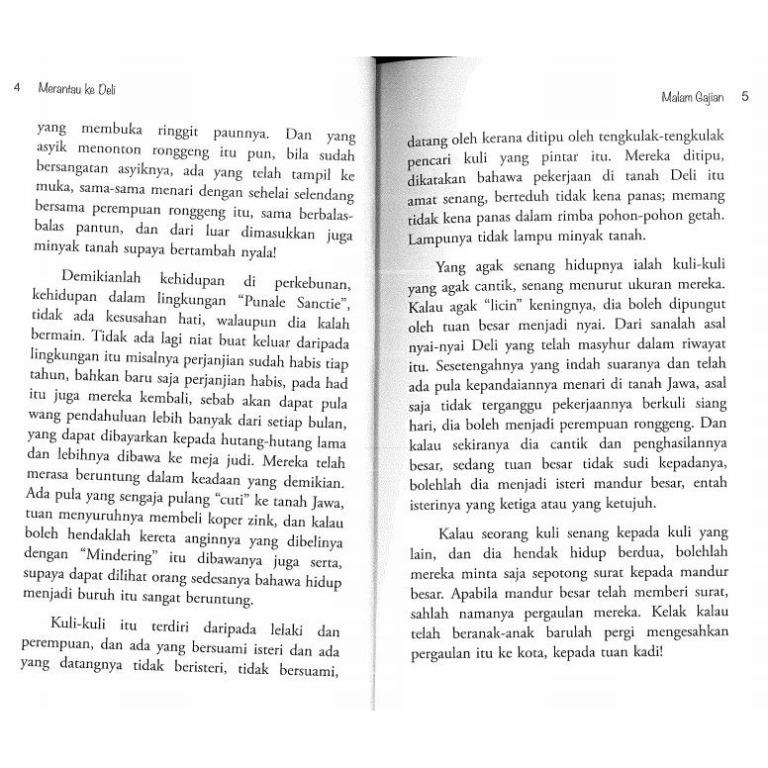 Merantau ke Deli (NOVEL KARYA BUYA HAMKA), Hobbies & Toys, Books ...