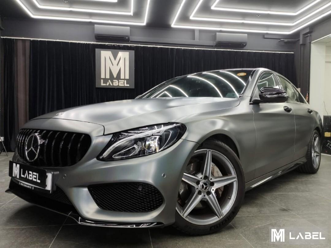 Mercedes Benz W207 Full Vinyl Wrap - Satin Holographic Grey, Car ...