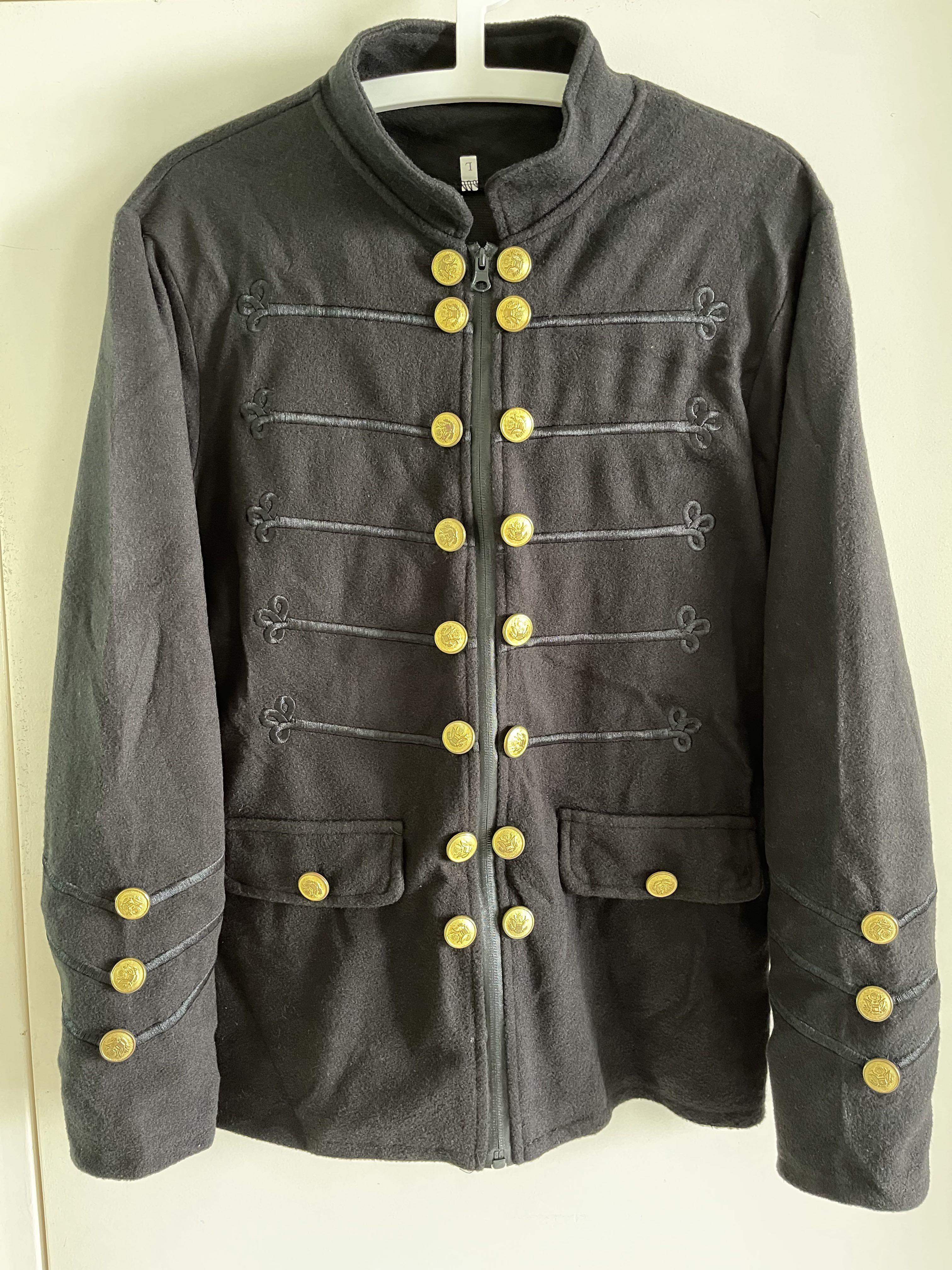 Michael Jackson Military cosplay costume, Men's Fashion, Coats, Jackets ...