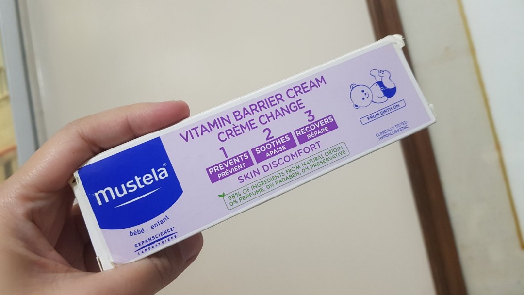 Mustela Vitamin Barrier Cream 123 50ml, Babies & Kids, Maternity Care ...
