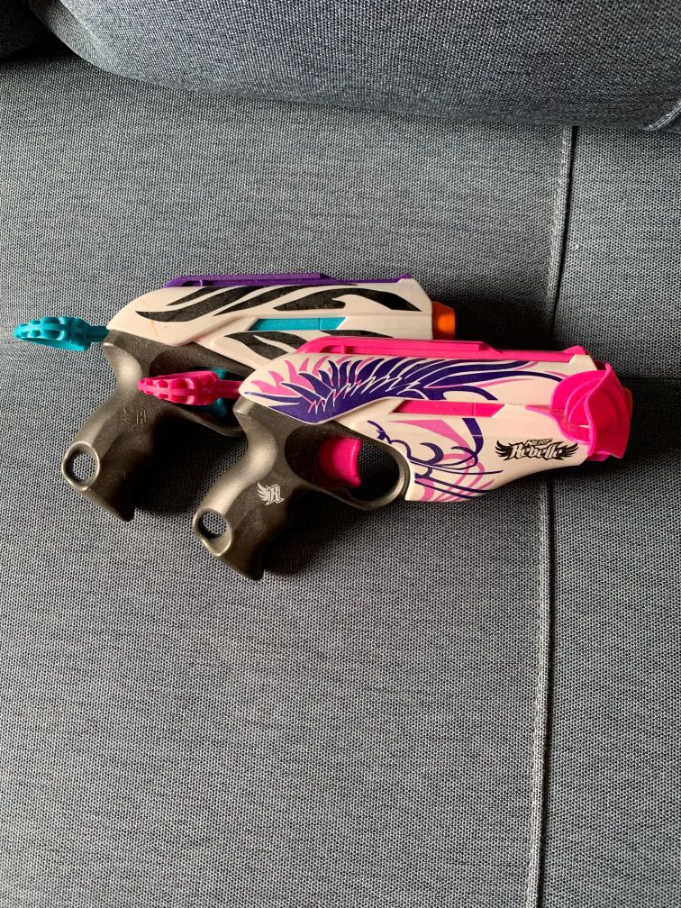 Nerf rebel dual blaster, Hobbies & Toys, Toys & Games on Carousell