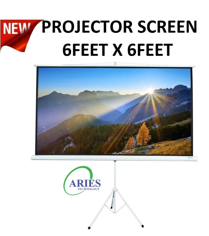 NEW 6ft X 6ft Projector Screen with tripod stand available at Seremban ...