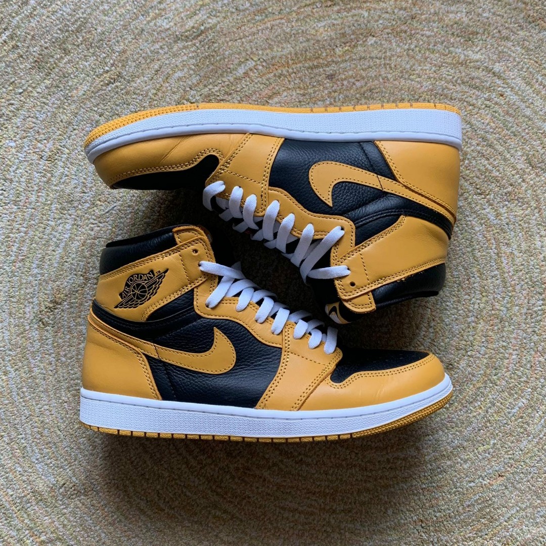 Nike Air Jordan 1 Pollen, Men's Fashion, Footwear, Sneakers on Carousell