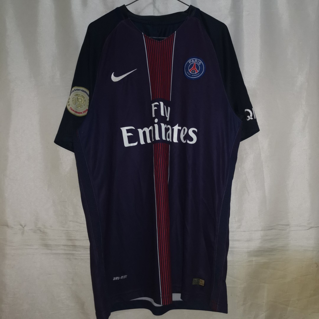 Nike Fly Emirates Paris Saint-Germain #22 Soccer Jersey (Dark Violet ...