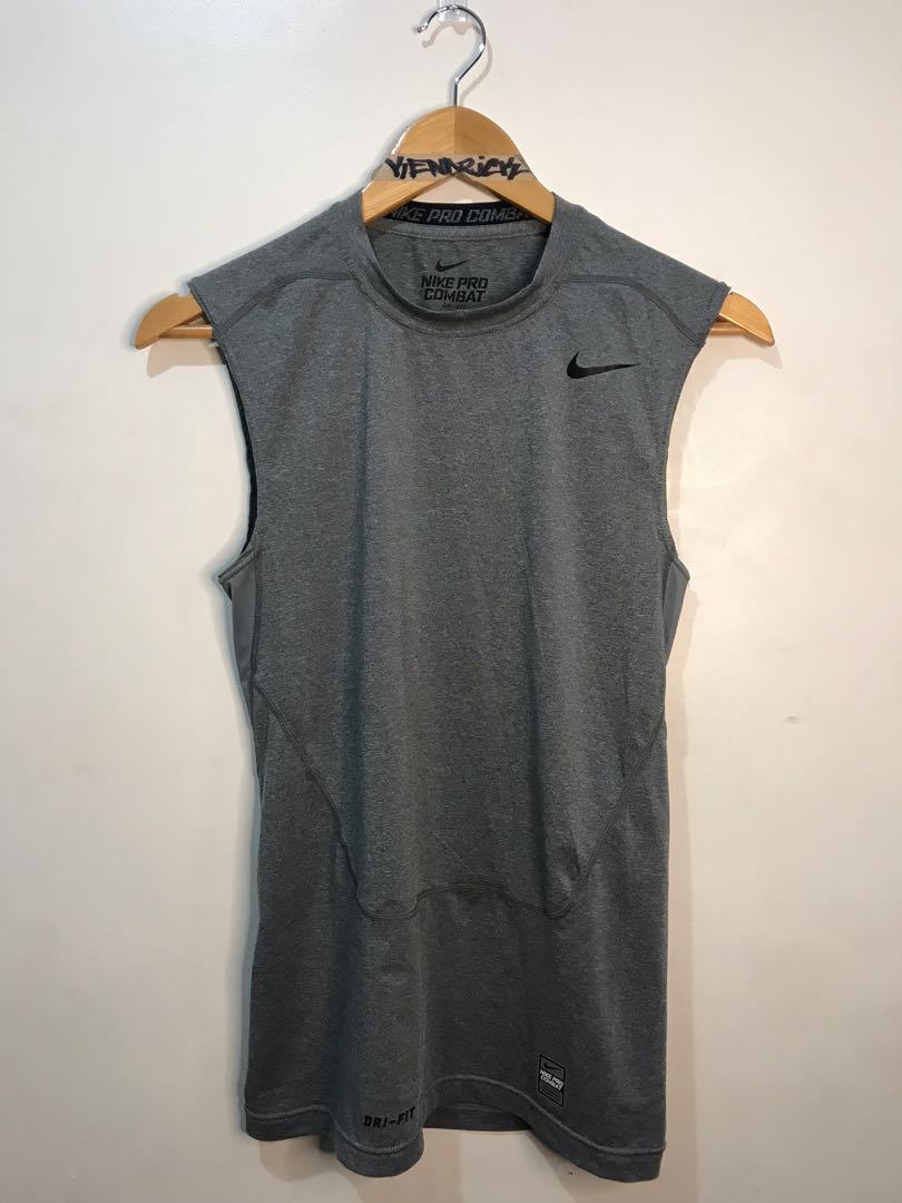Nike ProCombat Compression Tanktop Sando, Men's Fashion, Activewear on ...