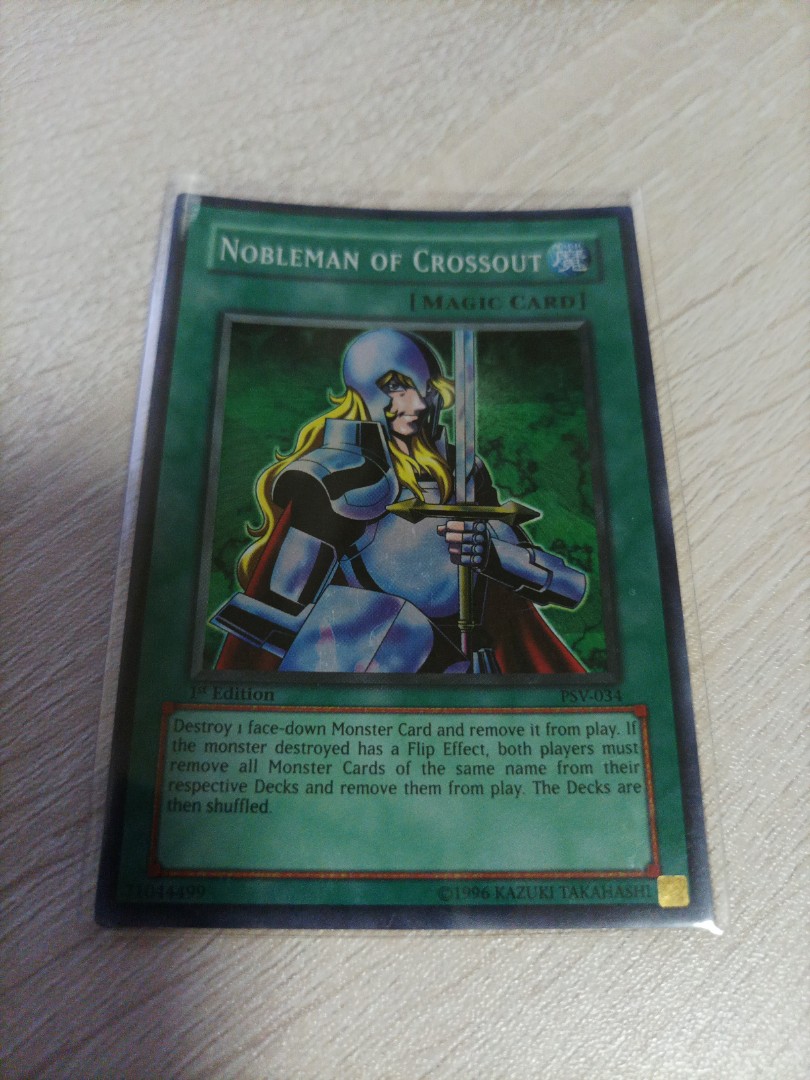 Nobleman crossout Yu-Gi-Oh!, Hobbies & Toys, Toys & Games on Carousell