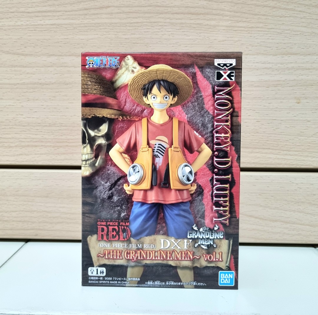 One Piece Monkey D Luffy Film Red DXF The Grandline Men Volume 1 Figure/Figurine, Hobbies & Toys ...