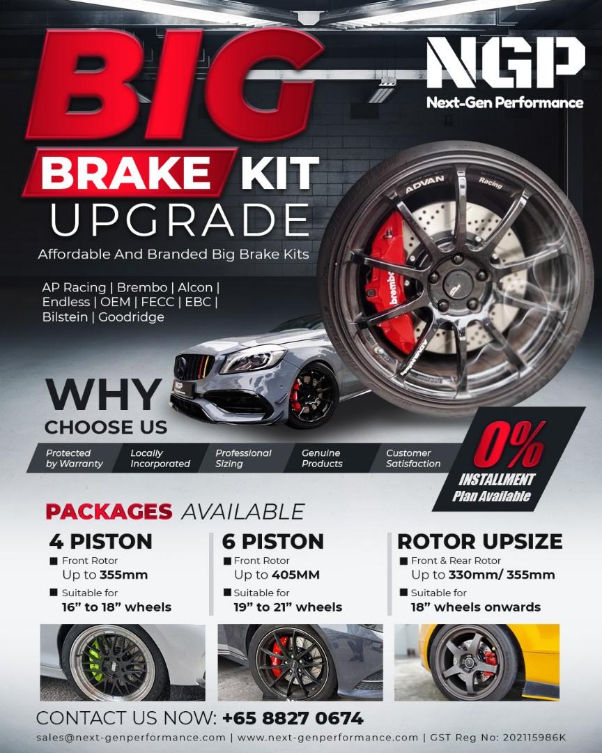 Original Brembo/AP Racing Big Brake Kit 4pot,6pot, 18z, F50, F40, 19z ...