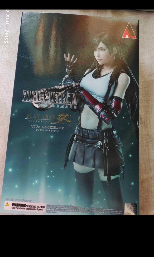 PLAY ARTS FF7 REMAKE TIFA W/ FREEBIES, Video Gaming, Video Game ...